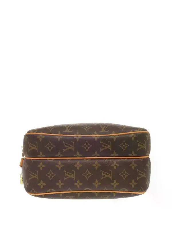 LOUIS VUITTON 2002 Monogram Reporter Pm Crossbody Bag - Brown