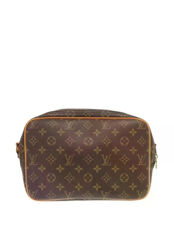 LOUIS VUITTON 2002 Monogram Reporter Pm Crossbody Bag - Brown
