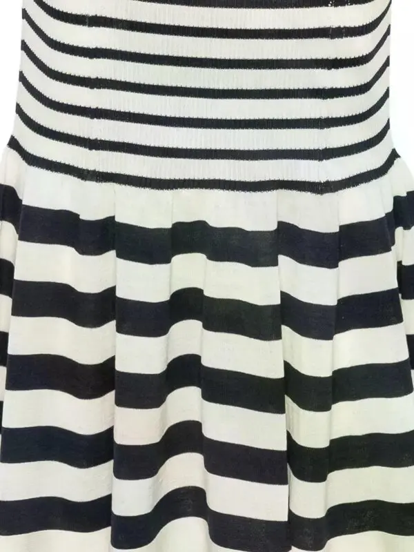 Junya Watanabe Striped Mermaid-silhouette Midi Skirt