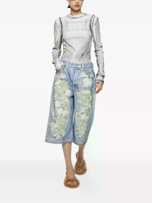 Acne Studios Logo-print Long-sleeve Top