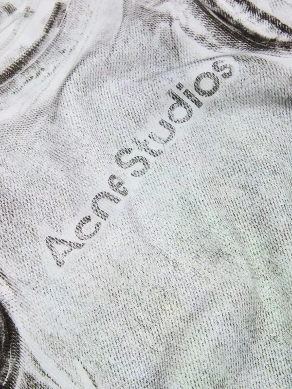 Acne Studios Logo-print Long-sleeve Top
