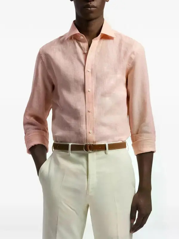 Ralph Lauren Purple Label Check-pattern Long-sleeve Shirt
