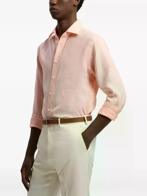 Ralph Lauren Purple Label Check-pattern Long-sleeve Shirt