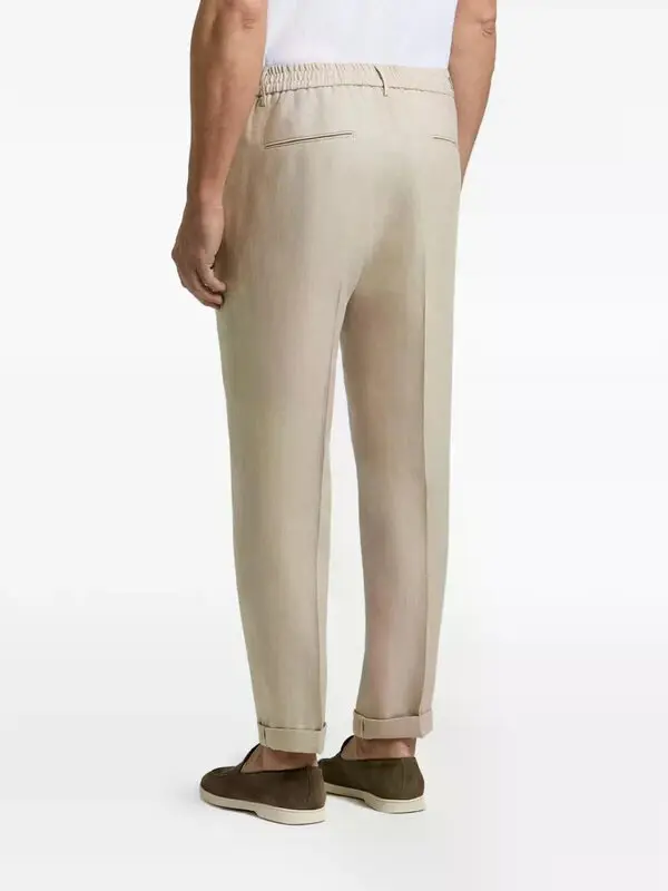 Peserico Turn-up Trousers - Neutrals