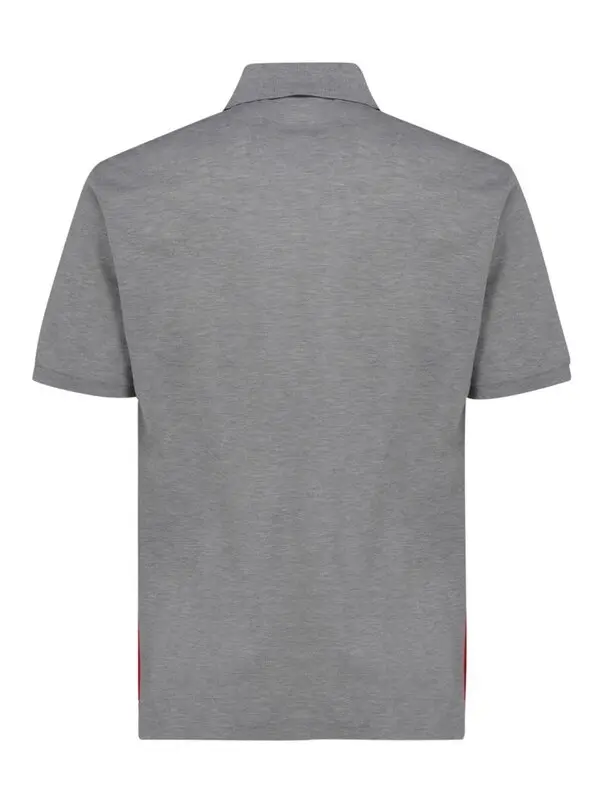 Thom Browne Cotton Polo Shirt - Grey