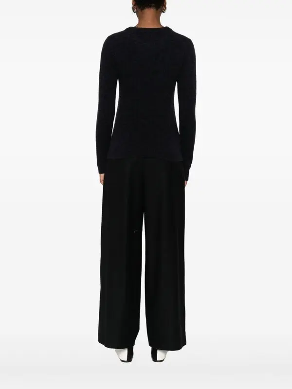 SUSANNE BOMMER Crewneck Wool Sweater
