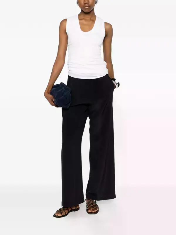 Aspesi Silk Wide-leg Trousers