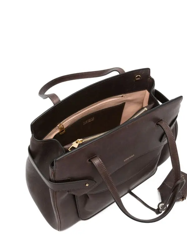 HIDESINS Lullaby Medium Leather Tote - Brown