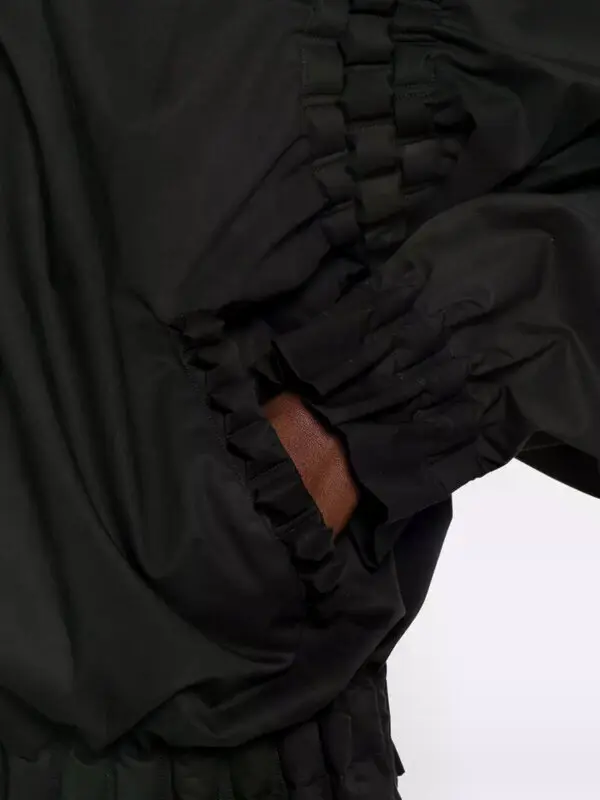 RAXXY Ruffled-embellishment Bomber Jacket