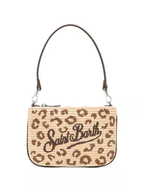 MC2 SAINT BARTH Parisienne Leopard-print Shoulder Bag - Neutrals