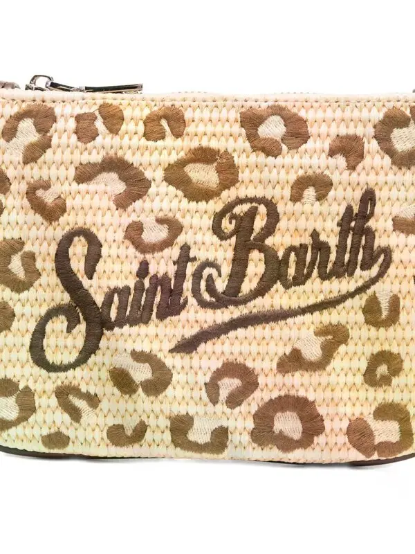 MC2 SAINT BARTH Parisienne Leopard-print Shoulder Bag - Neutrals