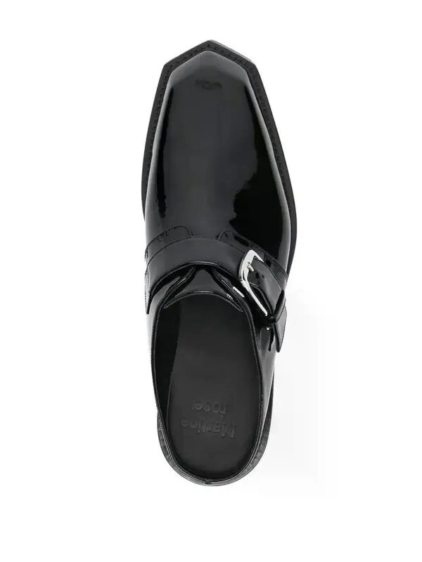 Martine Rose Chisel-toe Leather Mules