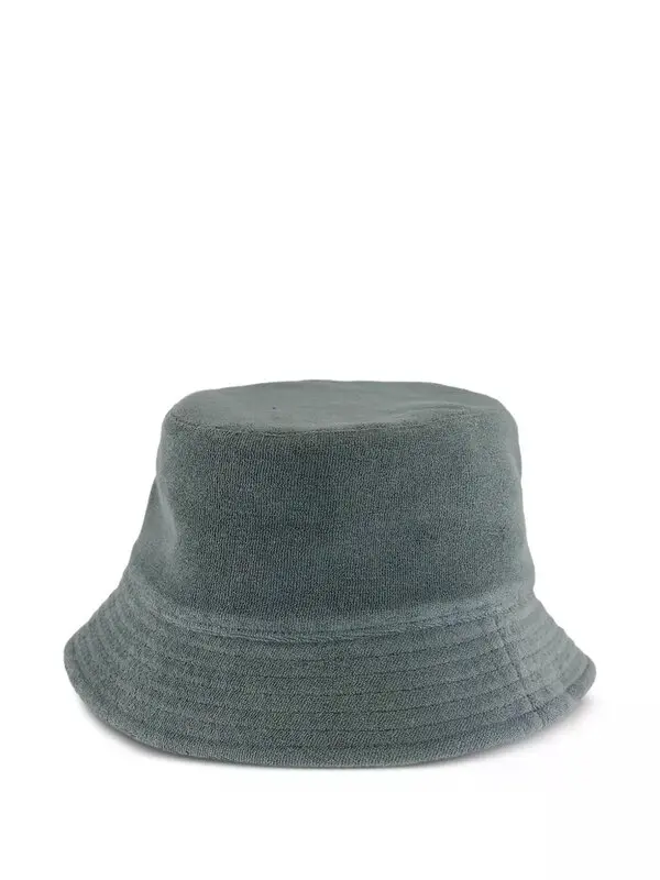 Fedeli Terry Knitted Cotton Bucket Hat - Grey
