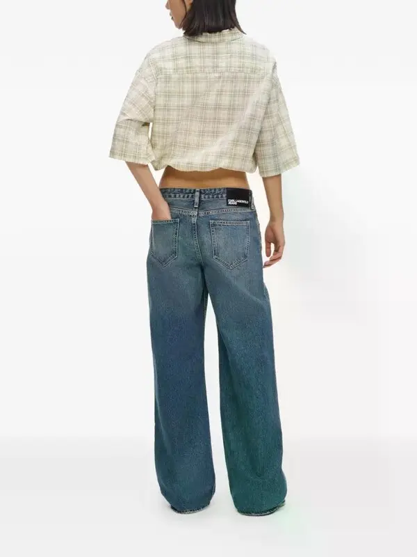 Karl Lagerfeld Distressed-effect Jeans
