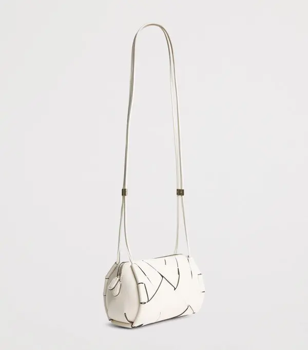 Ulla Johnson Leather Camera Cross Body Bag - Pink