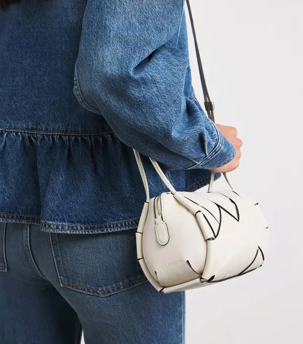 Ulla Johnson Leather Camera Cross Body Bag - Pink