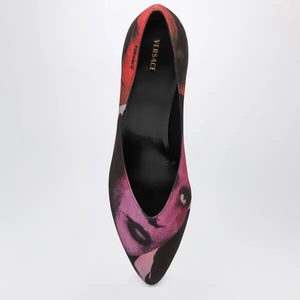 Versace Tina Pumps With Party Print - Multicolor