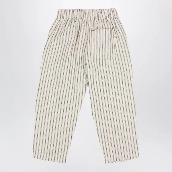 BÚHO Striped Linen Blend Trousers