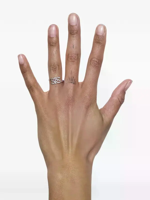 MARIA BLACK Sis Collet Ring - Silver