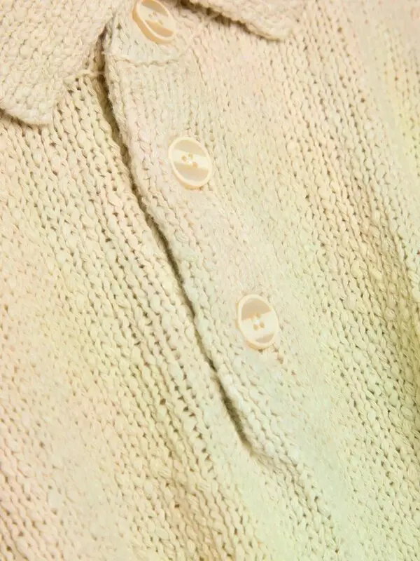 COLE BUXTON Button-up Knitted Sweater