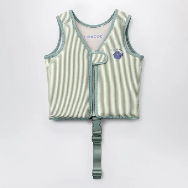 LIEWOOD Dove Seersucker Swim Vest - Green