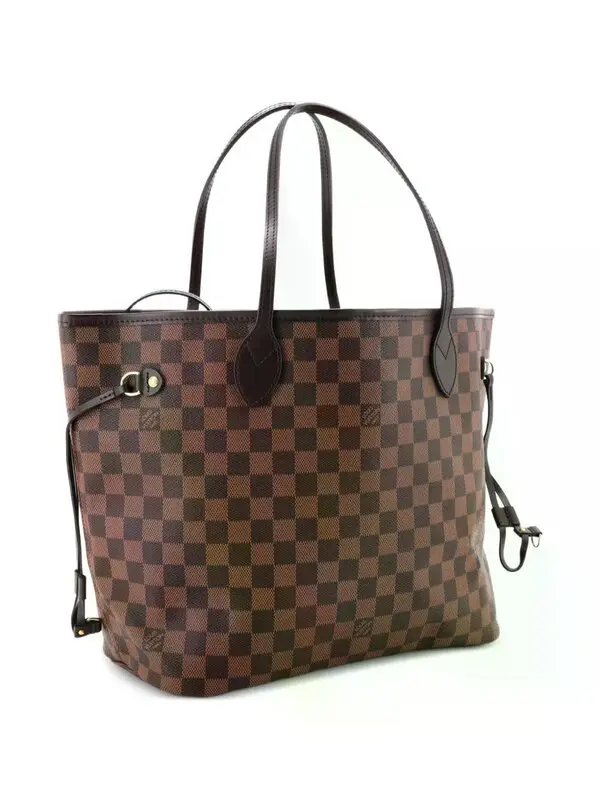 LOUIS VUITTON Neverfull Damier Mm Tote Bag - Brown