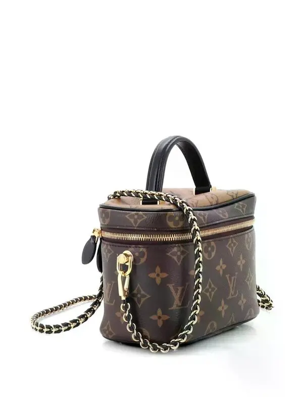 LOUIS VUITTON Vanity Handbag Reverse Monogram Canvas Pm
