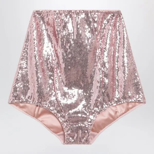 Dolce & Gabbana Micro-sequin Culottes - Pink