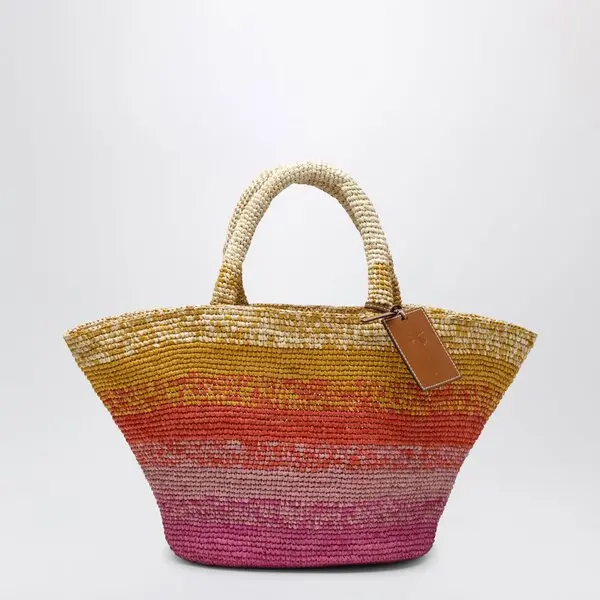 Manebí Raffia Panier Bag - Multicolor