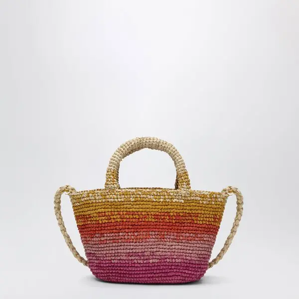 Manebí Mini Panier Bag In Raffia