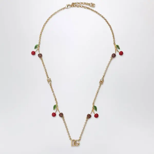 Dolce & Gabbana Gold-tone Chain Necklace With Charms - Metal