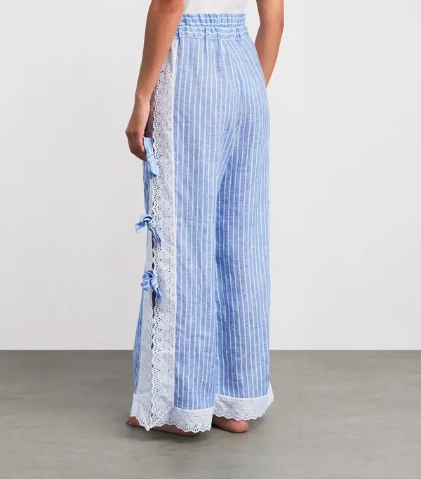 Loretta Caponi Linen Clarissa Trousers