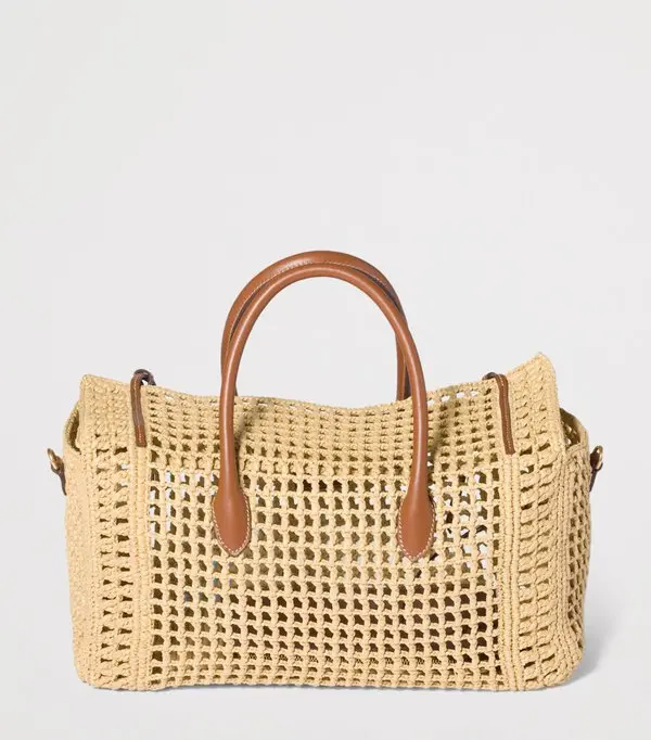 Miu Miu Raffia Top-handle Bag