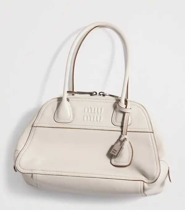 Miu Miu Nappa Leather Vivant Top Handle Bag