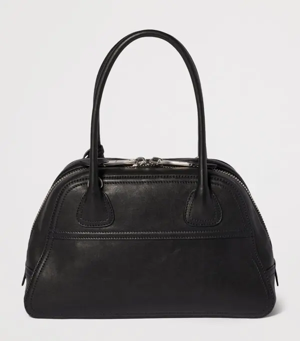 Miu Miu Nappa Leather Vivant Top-handle Bag - Black