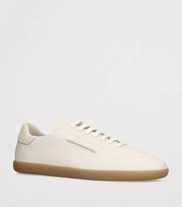 Zegna Leather 232 Sneakers - White