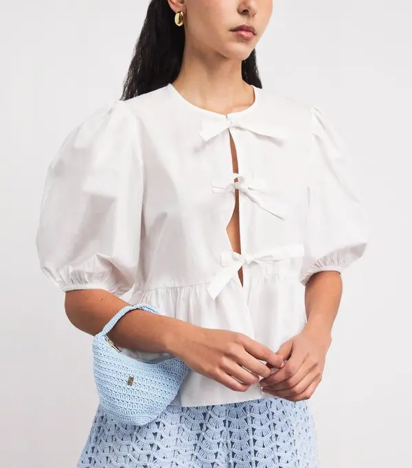 Sandro Crochet Mini Bag