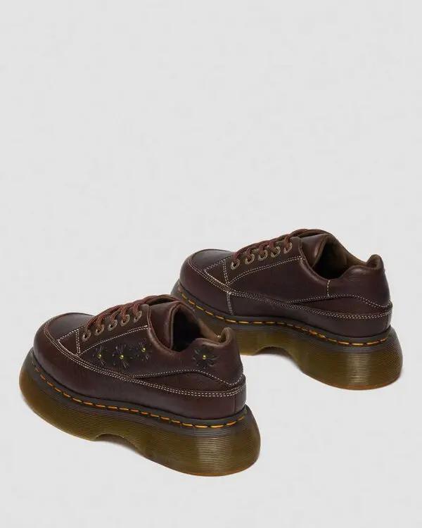 Dr. Martens Buzz 5-eye Leather Shoes - Brown
