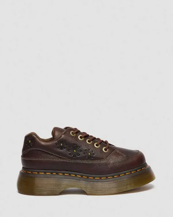 Dr. Martens Buzz 5-eye Leather Shoes - Brown