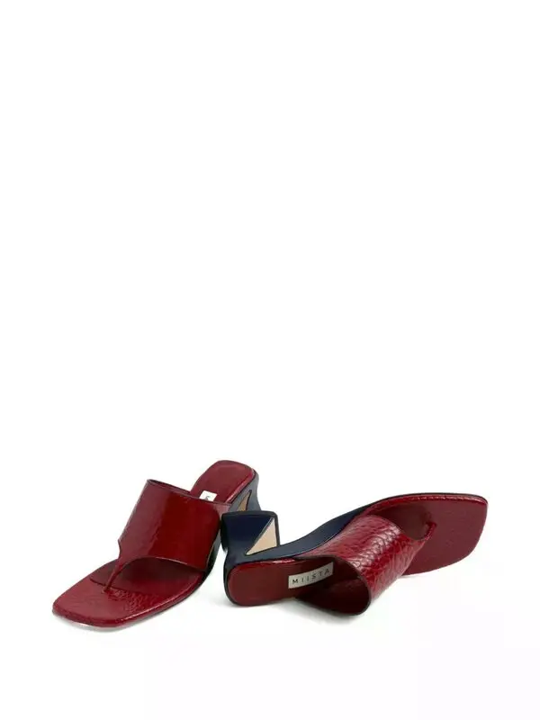 MIISTA Ernie Leather Heeled Sandals