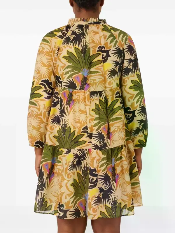 Anjuna Clara Embroidered Silk Kaftan Beach Dress