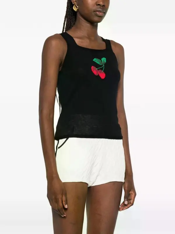 TWINSET Cherry-intarsia Top