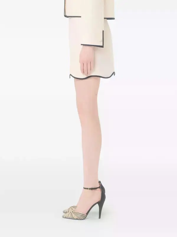 Valentino Garavani Crepe Couture Mini Skirt - Neutrals