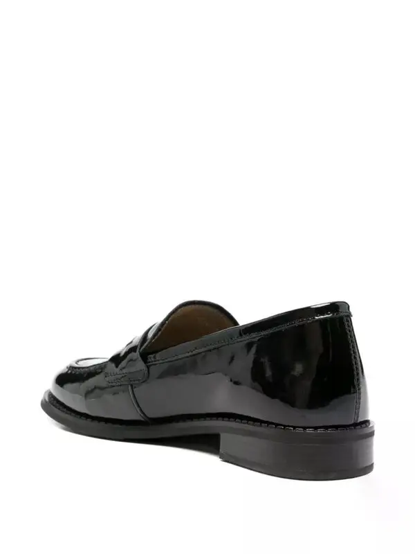 SERGIO MORETTI FIRENZE Patent-leather Penny Loafers