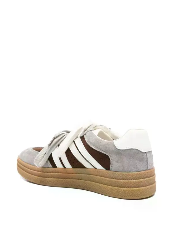 SERGIO MORETTI FIRENZE Perforated Panelled Sneakers