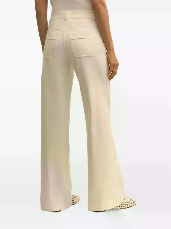 Brooks Brothers Patch-pocket Flare Leg Jeans