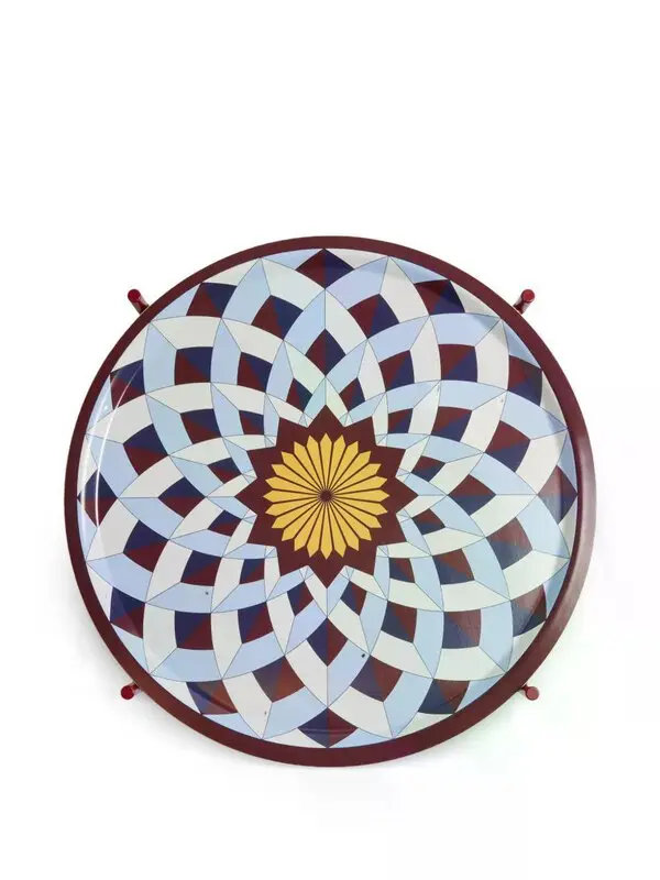 La DoubleJ Large Round Printed Tray
