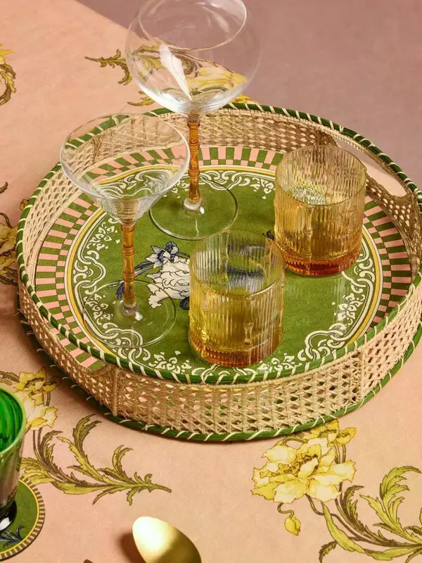 La DoubleJ Disk Placemats Set Of 2 - Green