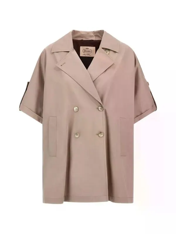 Herno Double-breasted Poncho