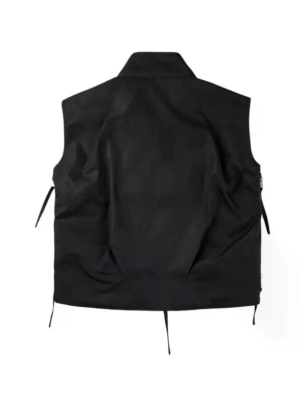 FFFPOSTALSERVICE Darted Kalf Zip-detail Vest